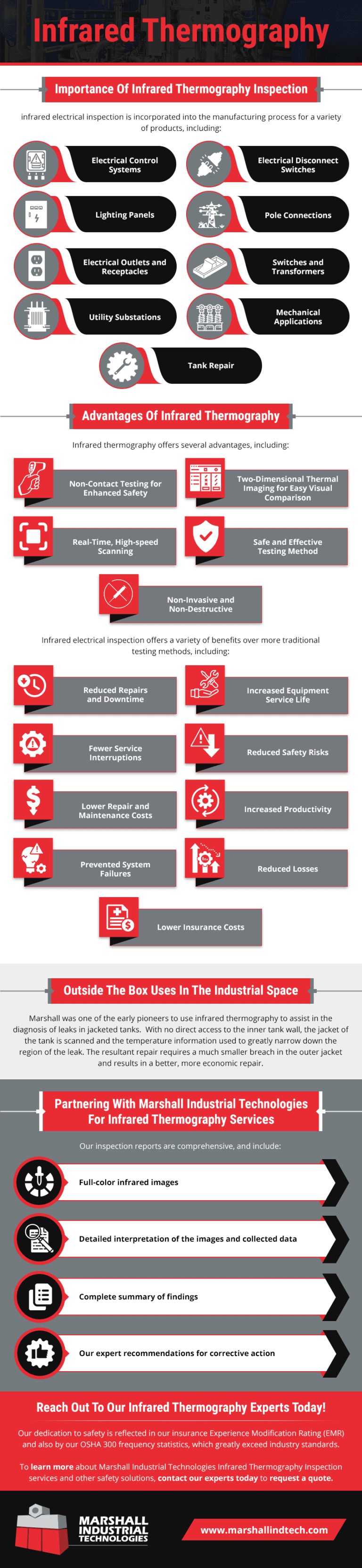 Infrared Thermography Services | Marshall Industrial Technologies